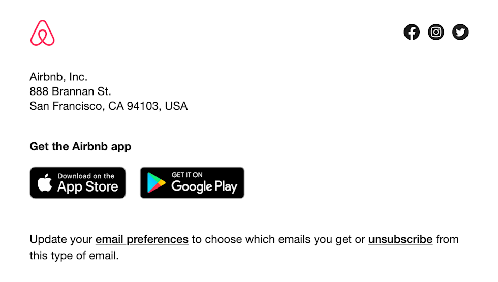 Email Footer Best Practices and Examples | Mailchimp