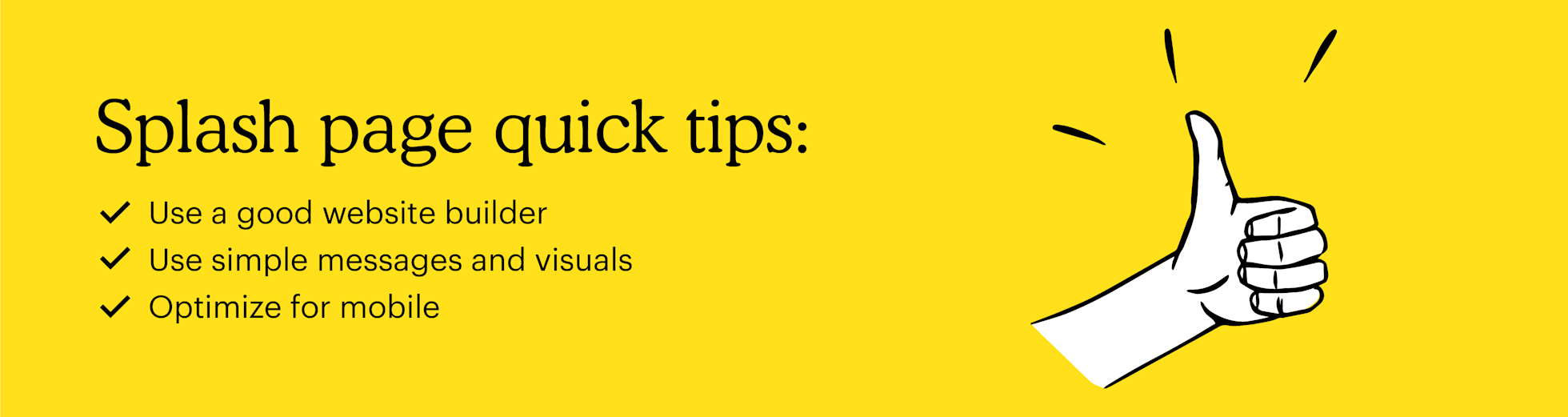 Splash Page Examples: How To Make Your Own | Mailchimp