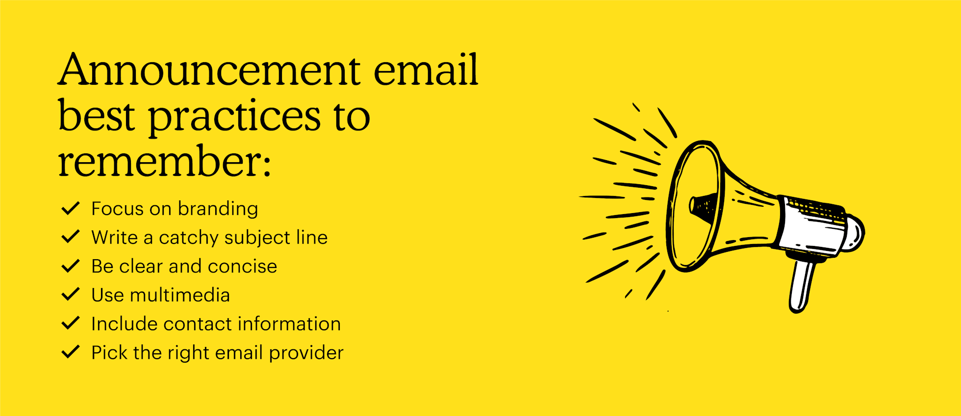 Announcement Email Best Practices | Mailchimp